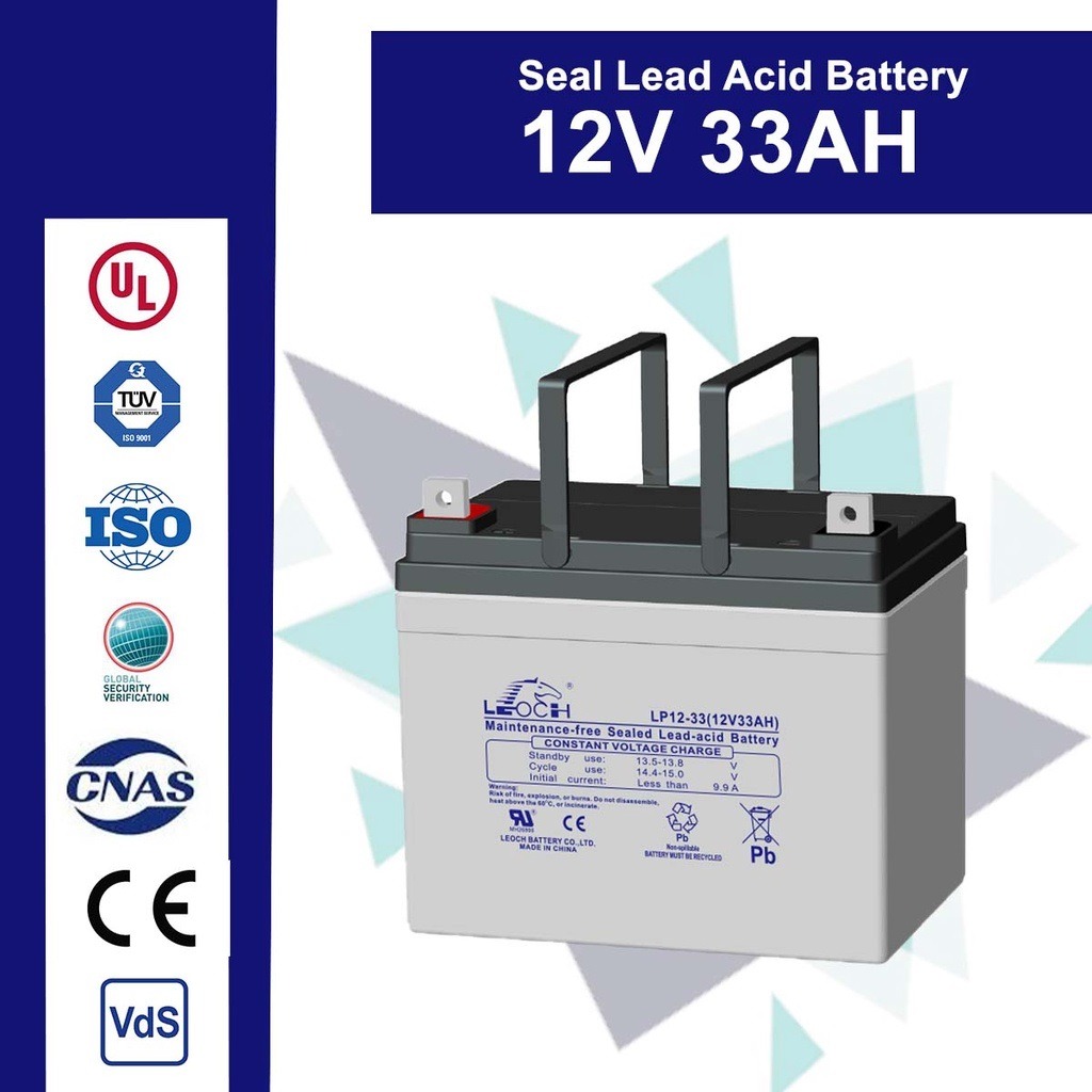 12V 33AH Leoch Sealed Lead Acid Battery LP12-33 for general purpose ...