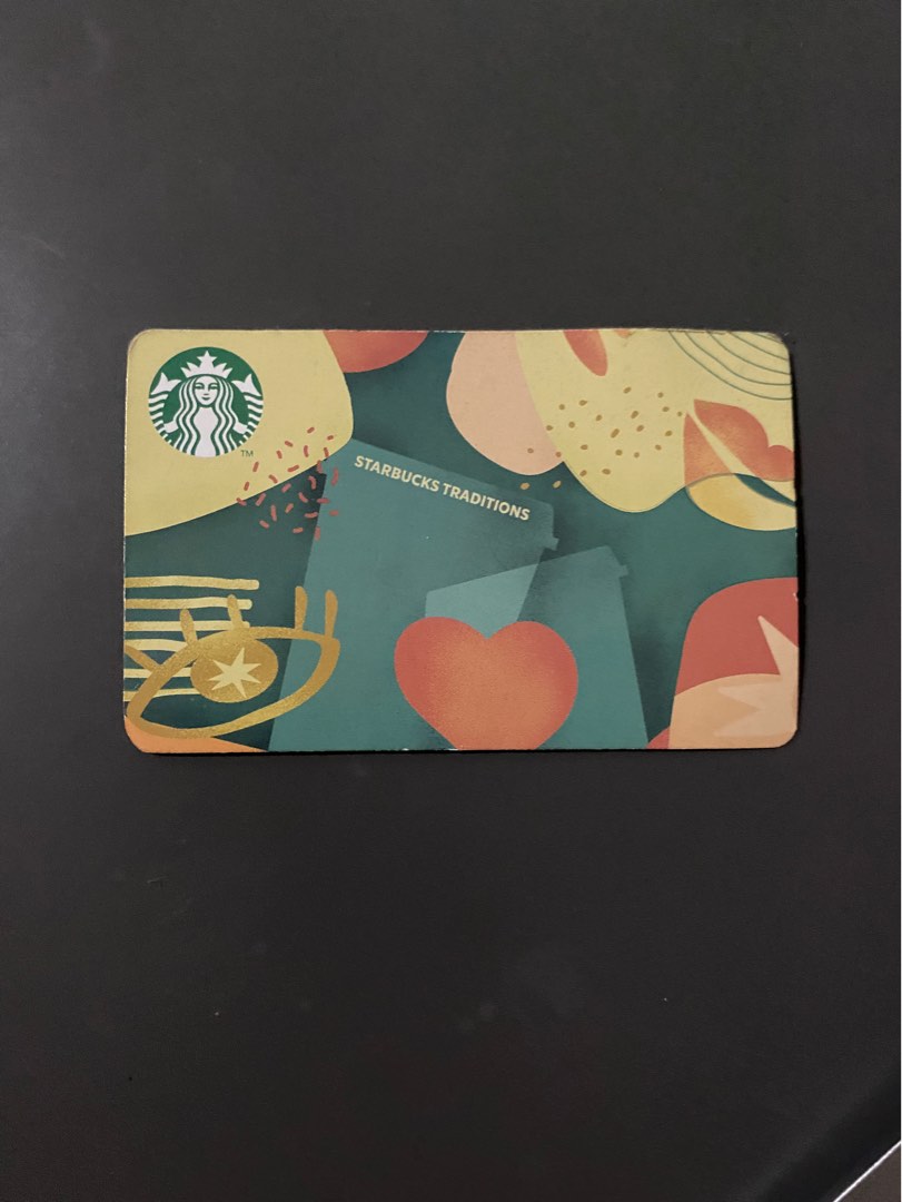 14 stickers - Starbucks traditions card on Carousell