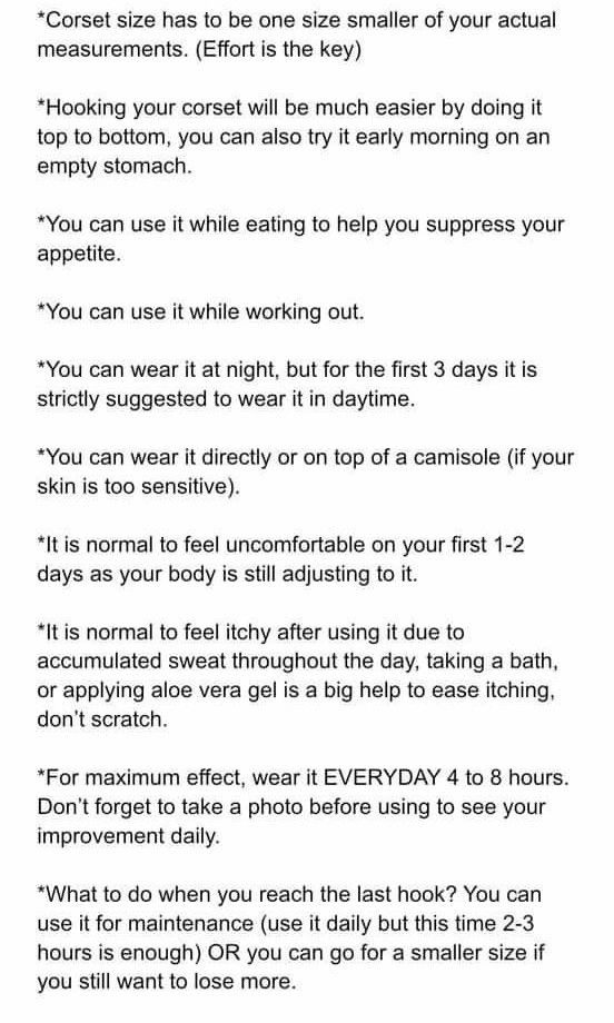 Corset IG 29 Boned Vest Short Corset waist trainer size XS (Preloved ...