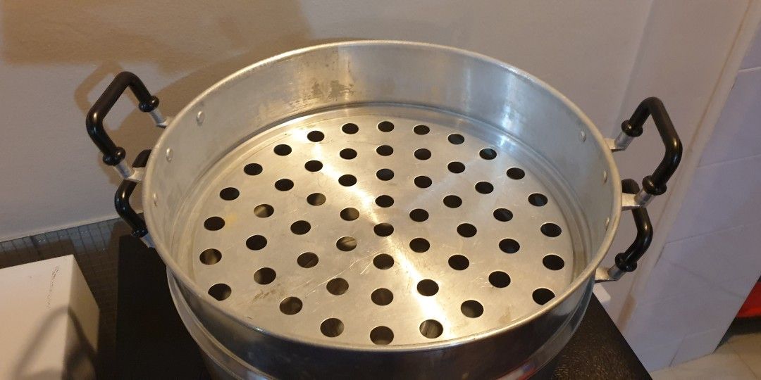 Old school 2 tier steamer, Furniture & Home Living, Kitchenware ...