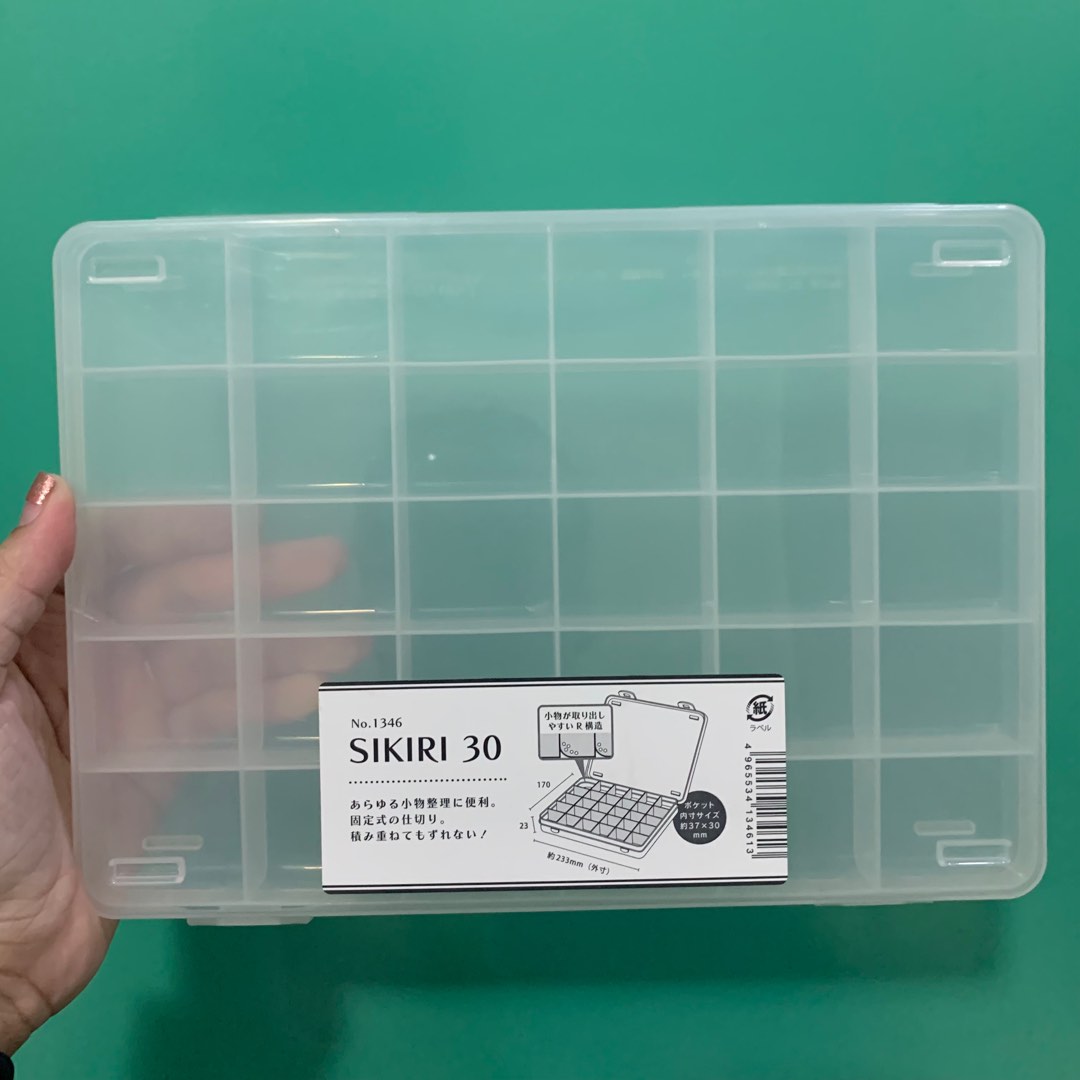 30 grid Clear Plastic Organizer on Carousell