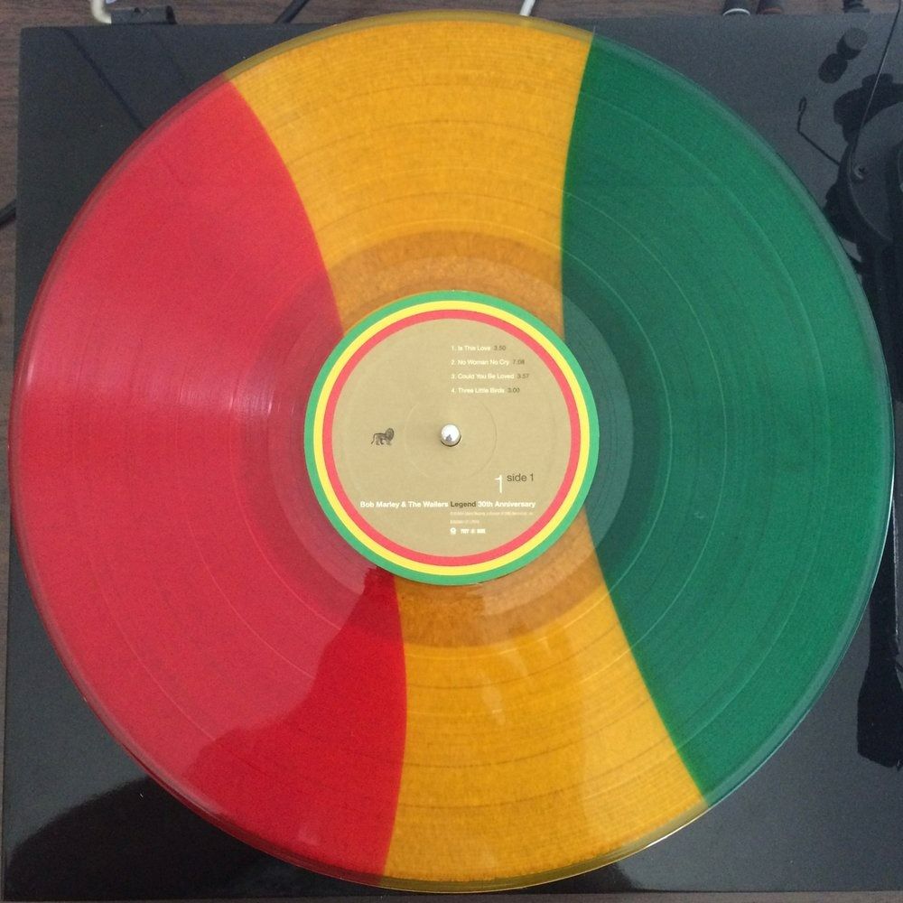 [BRAND NEW SEALED] BOB MARLEY - LEGEND VINYL RECORD | TRI-COLOUR SPLIT ...