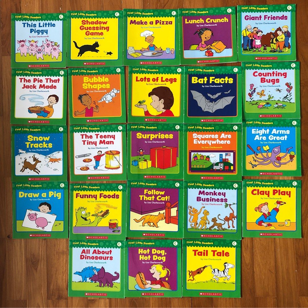 3 sets of Scholastic English pictorial picture story books beginners ...