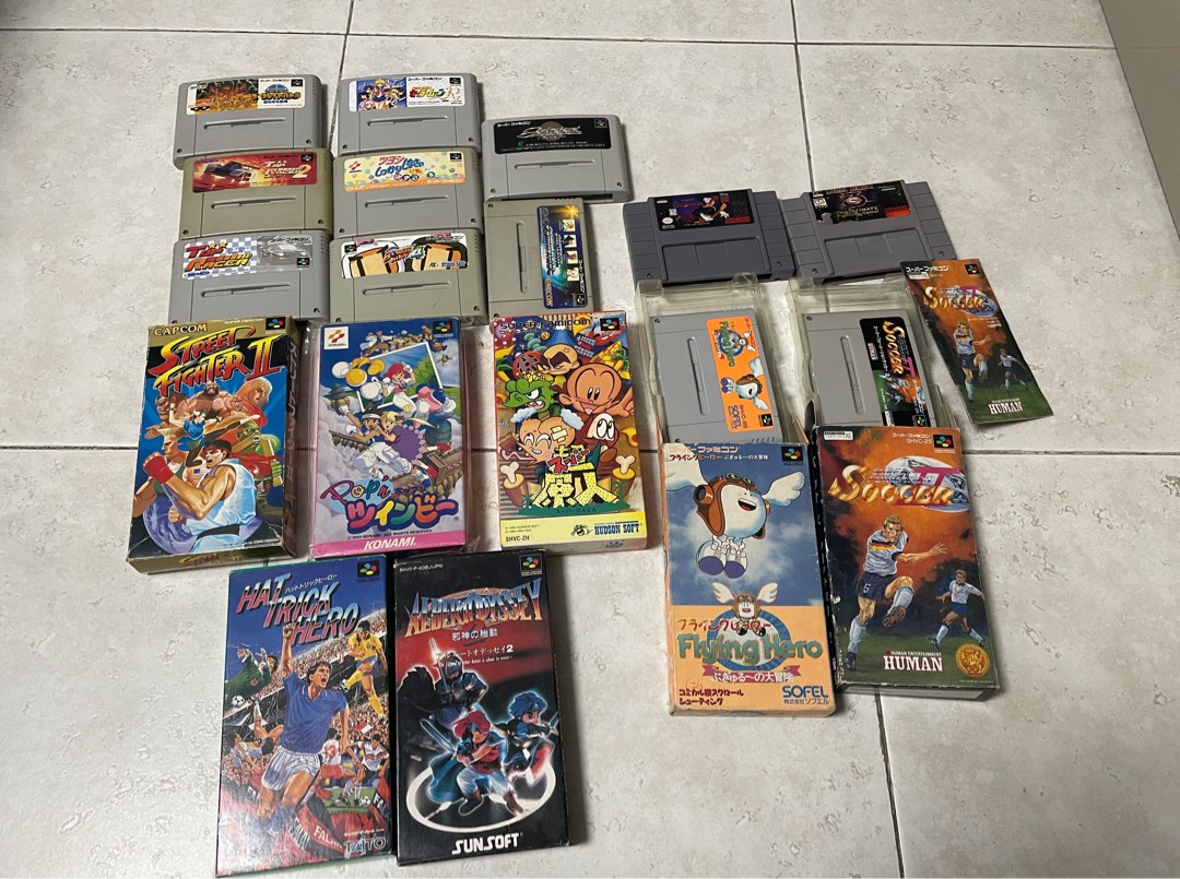 經典 懷舊 Sfc 超級任天堂 game set 入坑之選, 電子遊戲, 電子遊戲, Nintendo 任天堂 - Carousell