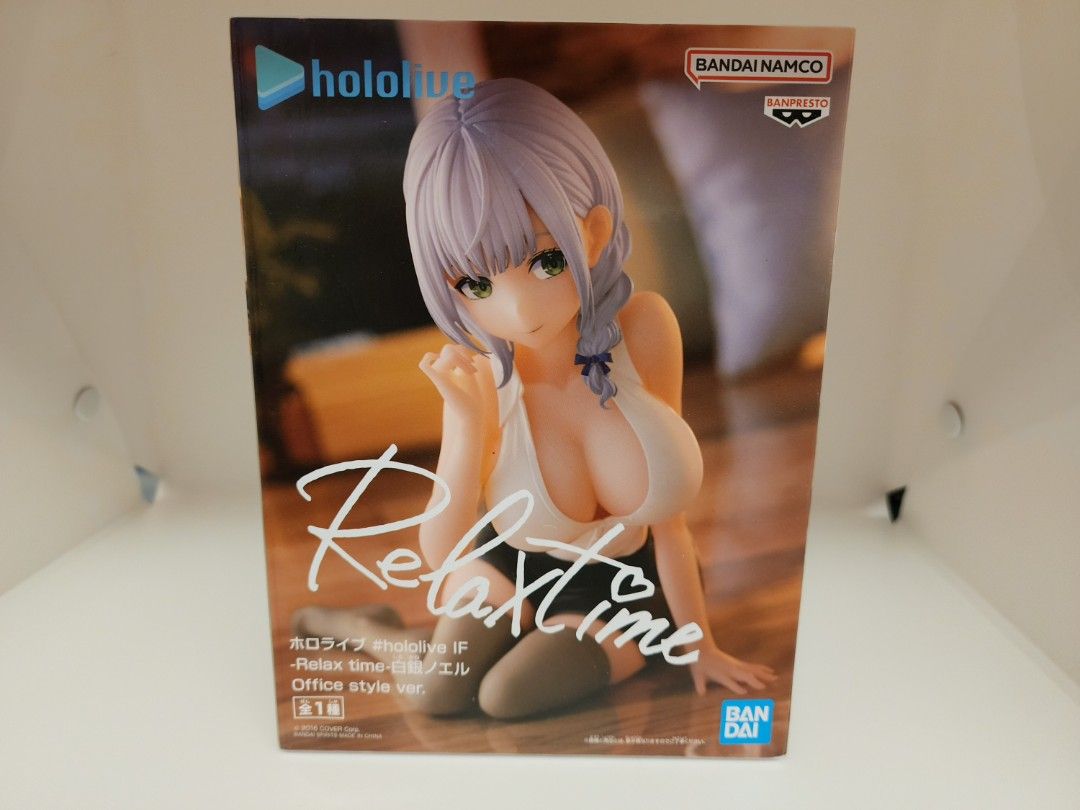 日版 Relax time hololive IF 白銀 諾艾爾 Office style ver 休閒 時間 辦公室 性感 Bandai Namco Banpresto 模型 公仔 ...