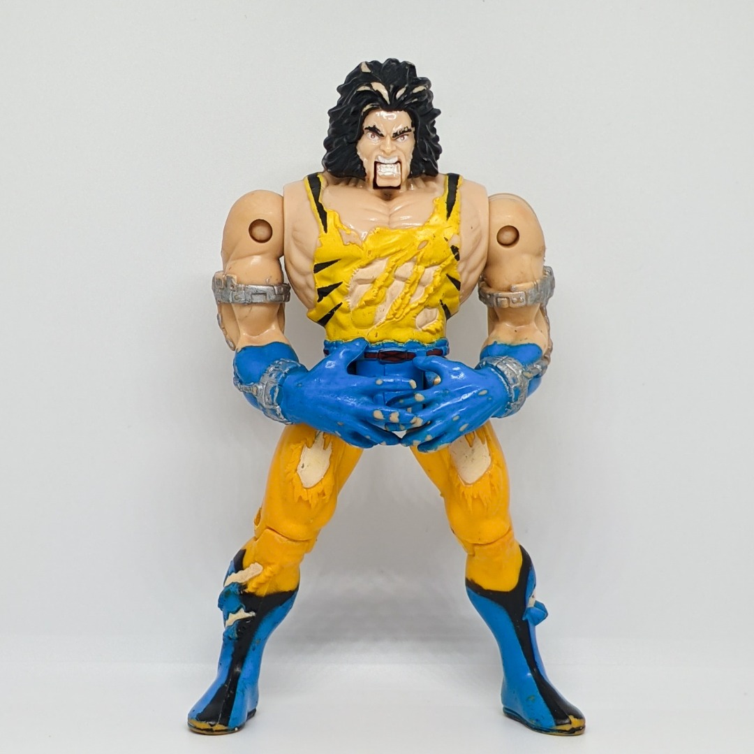Action Figure X-Men Wolverine Battle Blasters Suit 1998 Vintage ToyBiz ...