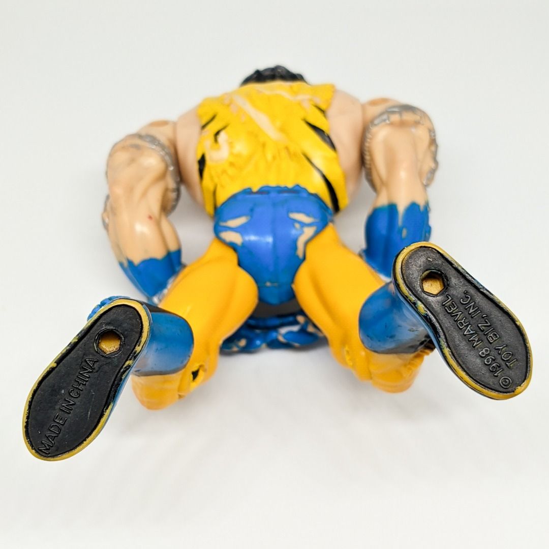 Action Figure X-Men Wolverine Battle Blasters Suit 1998 Vintage ToyBiz ...