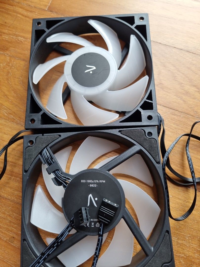 Aftershock case fans + CM argb controller, Computers & Tech, Parts ...