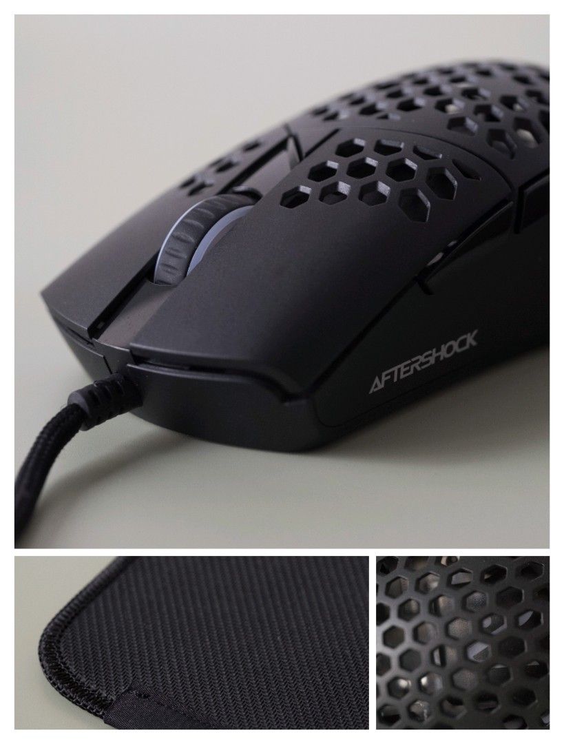 Aftershock HEXAR V2 gaming mouse and mat, Computers & Tech, Parts ...
