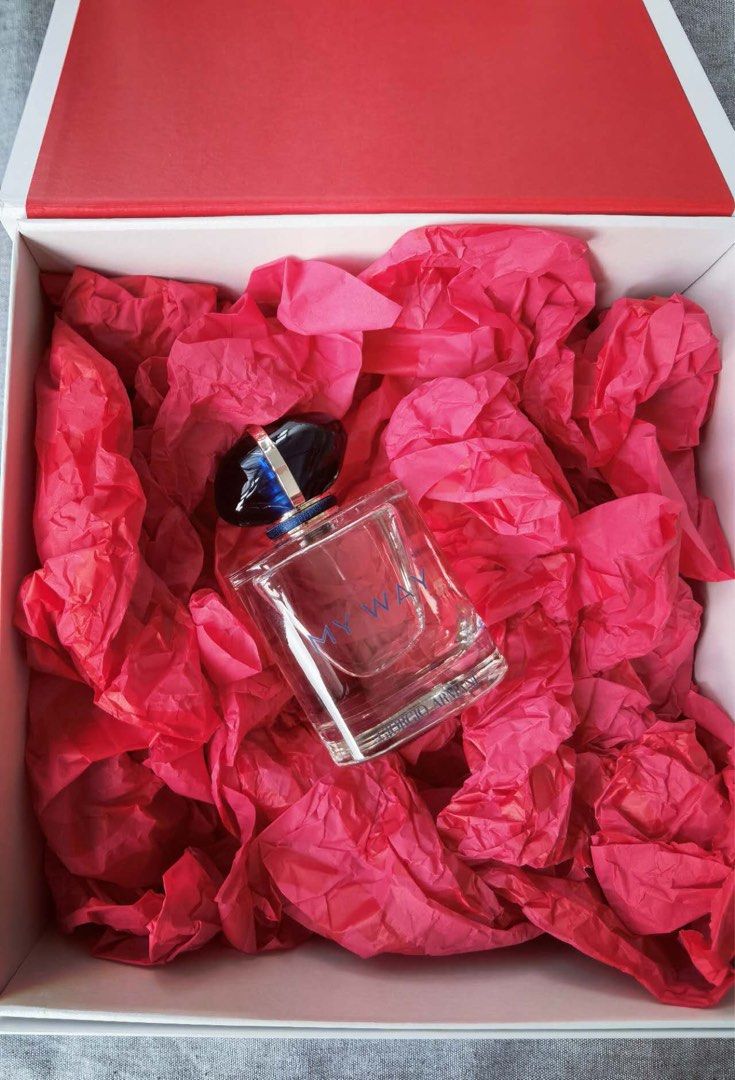 Armani My Way EDP 100ml with Armani gift box, Beauty & Personal Care ...