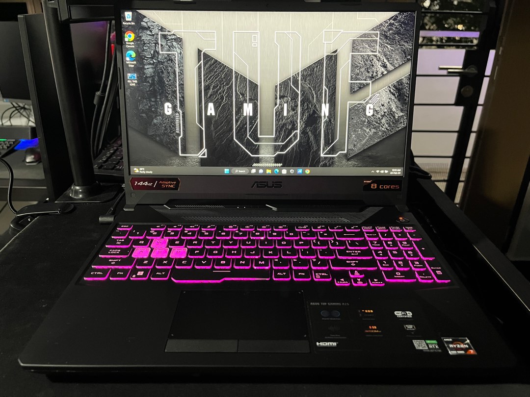 ASUS A15 TUF 15.6" inch 144Hz Gaming Laptop Processor AMD Ryzen 7 ...