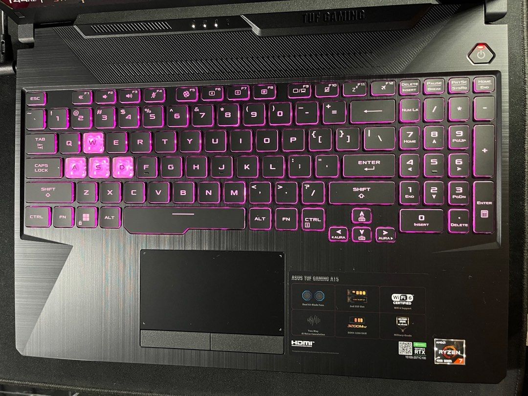 ASUS A15 TUF 15.6" inch 144Hz Gaming Laptop Processor AMD Ryzen 7 ...