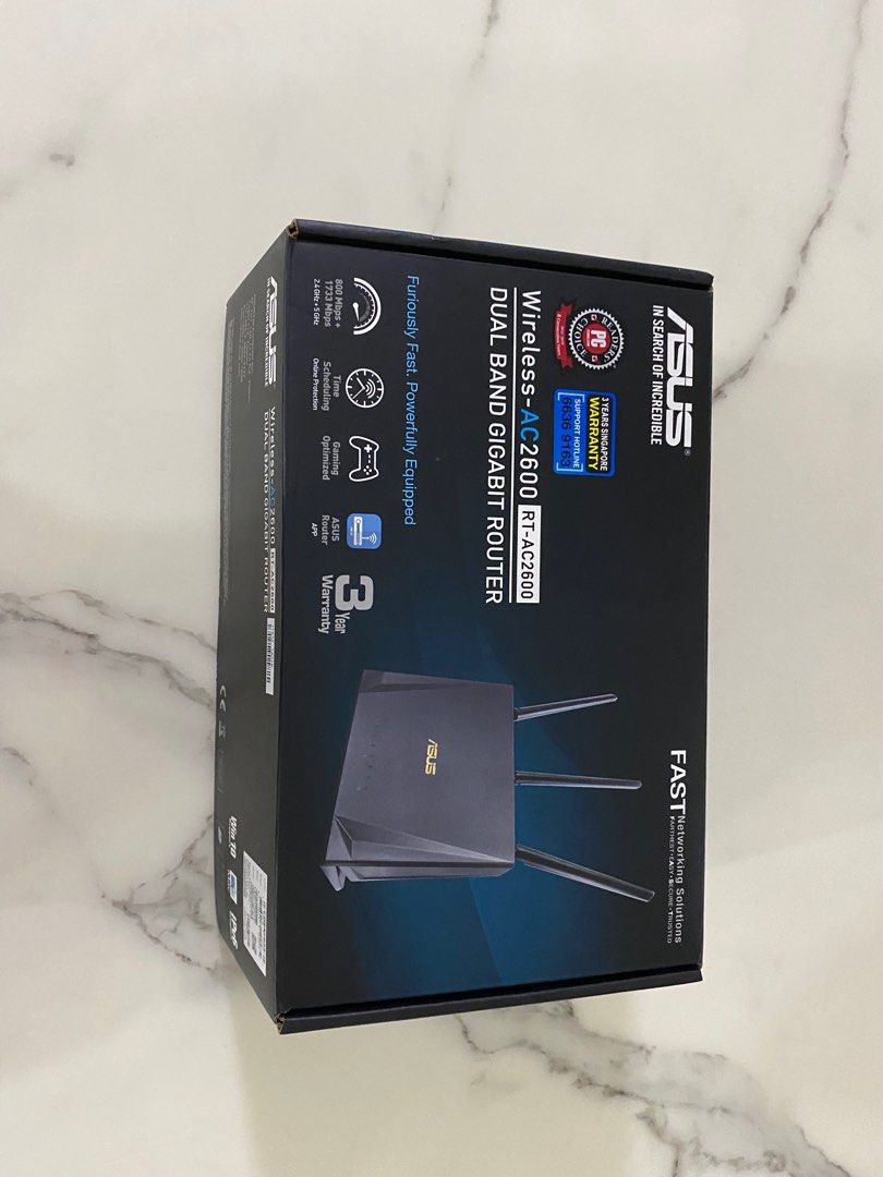 Asus AC 2600 dual band router, Computers & Tech, Parts & Accessories ...