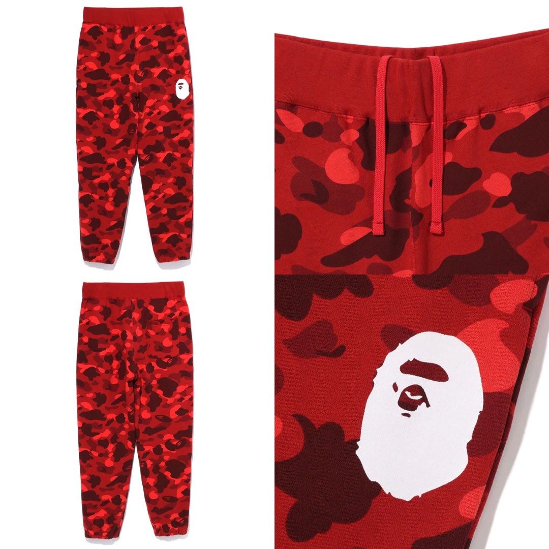 BAPE COLOR CAMO WIDE FIT SWEAT PANTS, Men's Fashion, Bottoms, Joggers ...