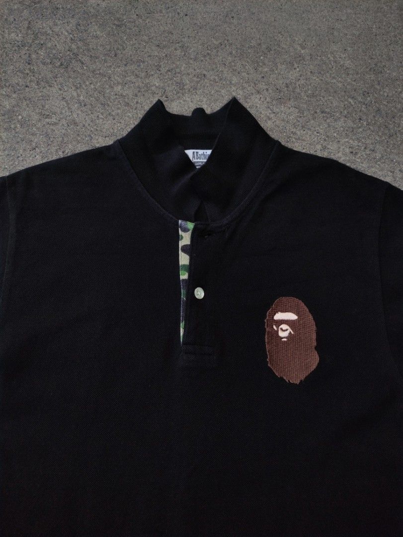 Bape polo shirt on Carousell