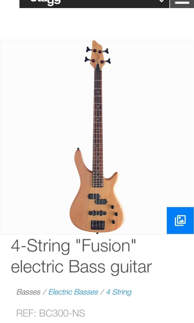 Bass Guitar Stagg Bc-300 Active, Hobbies & Toys, Music & Media, Musical ...