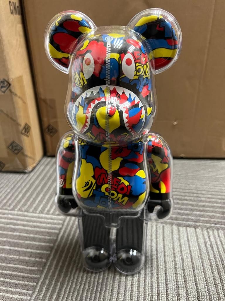 Bearbrick 400% 3D transparent display case, Furniture & Home Living ...