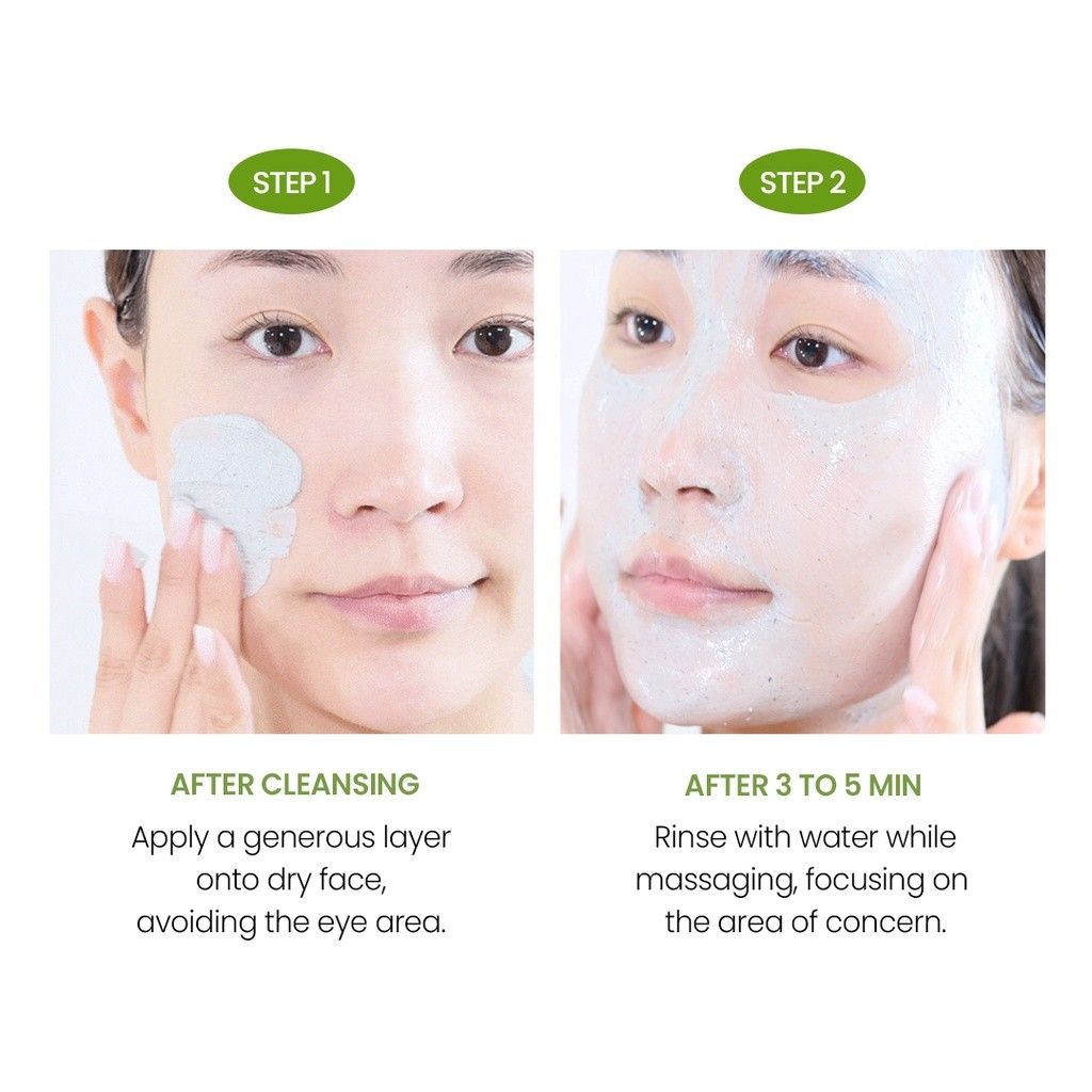 BePlain Mung Bean Pore Clay Mask (120ml), Beauty & Personal Care, Face ...