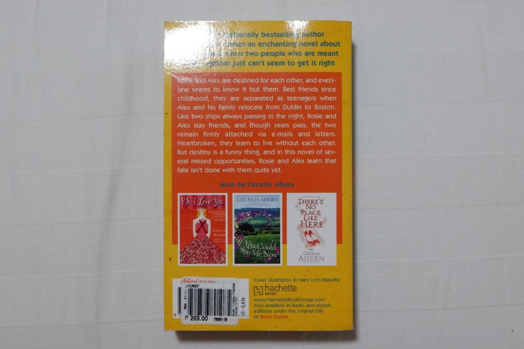 Book: Love, Rosie by Cecelia Ahern, Hobbies & Toys, Books & Magazines ... Book: Love, Rosie by Cecelia Ahern, Hobbies & Toys, Books & Magazines ...