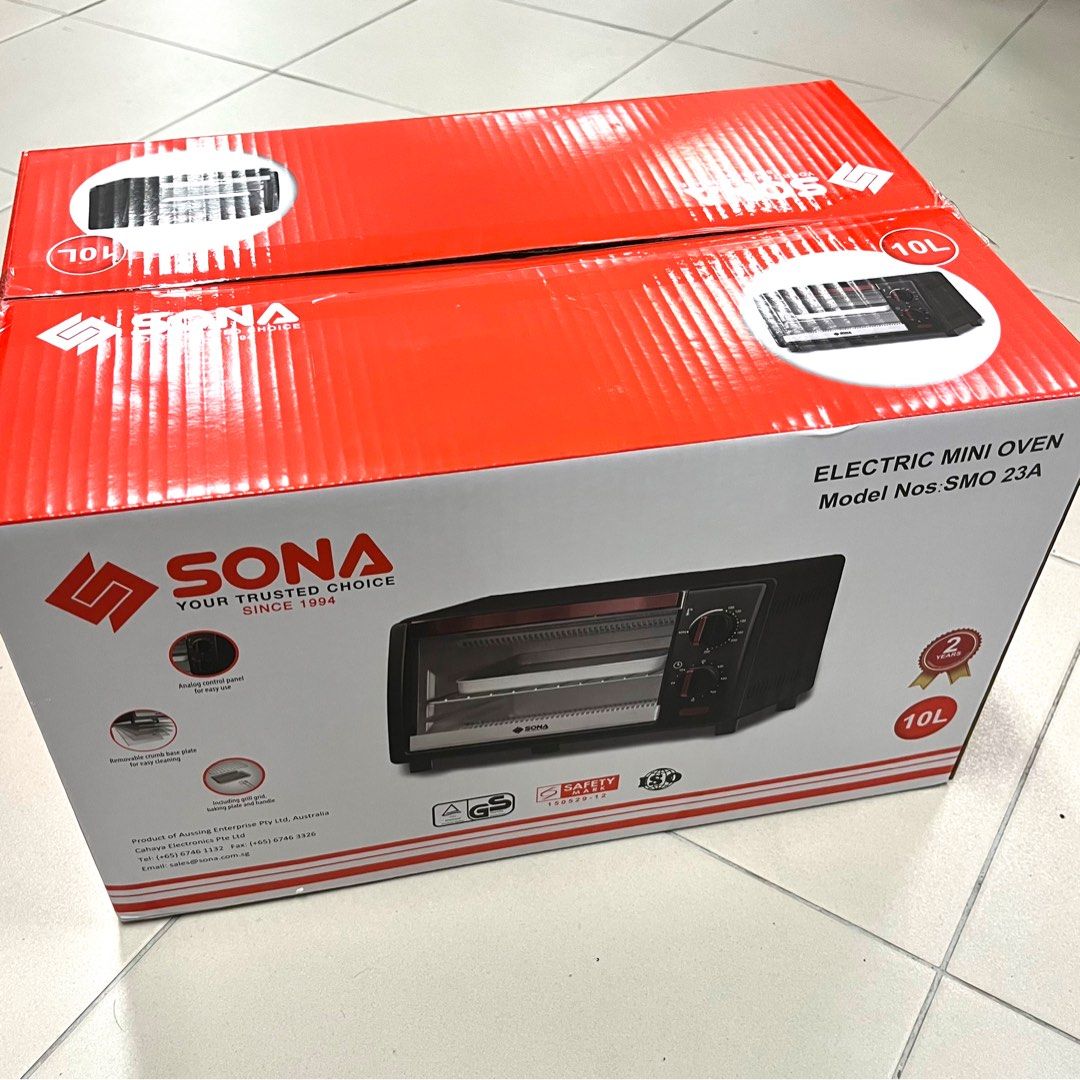 Brand New SONA electrical oven 10L, TV & Home Appliances, Kitchen Appliances, Ovens & Toasters ...