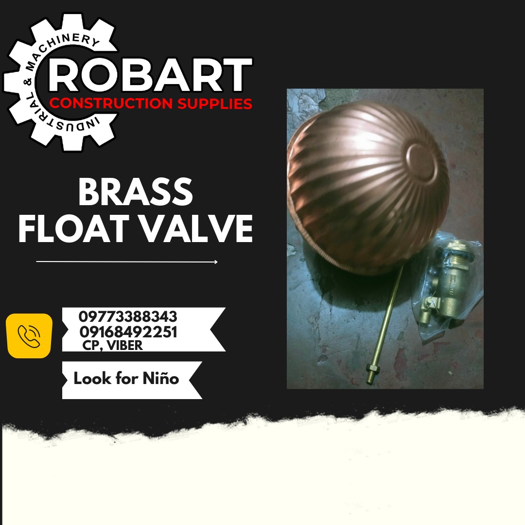 BRASS FLOAT VALVE, Commercial & Industrial, Construction Tools ...