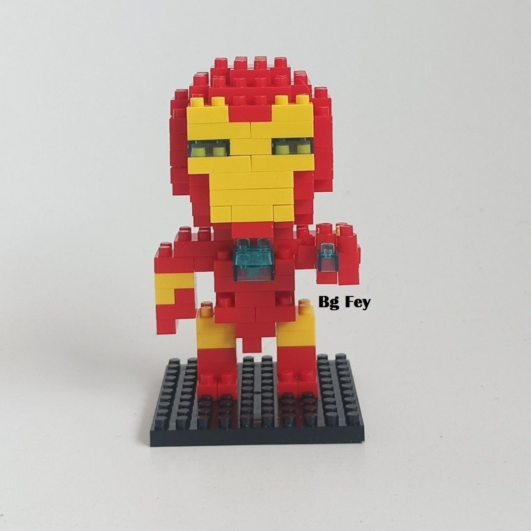 Brick Block Building Loz Diamond Block - Iron Man, Toys & Collectibles ...