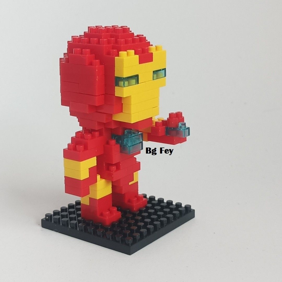 Brick Block Building Loz Diamond Block - Iron Man, Toys & Collectibles ...