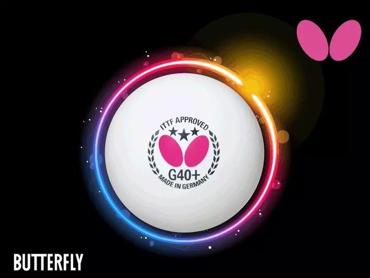 Butterfly 乒乓球 G40+ 德國製頂級三星 盒庄12個 蝴蝶 乒乓波 table tennis ball not D09c D05 T05 G1 Nittaku 紅雙喜 雙魚 ...