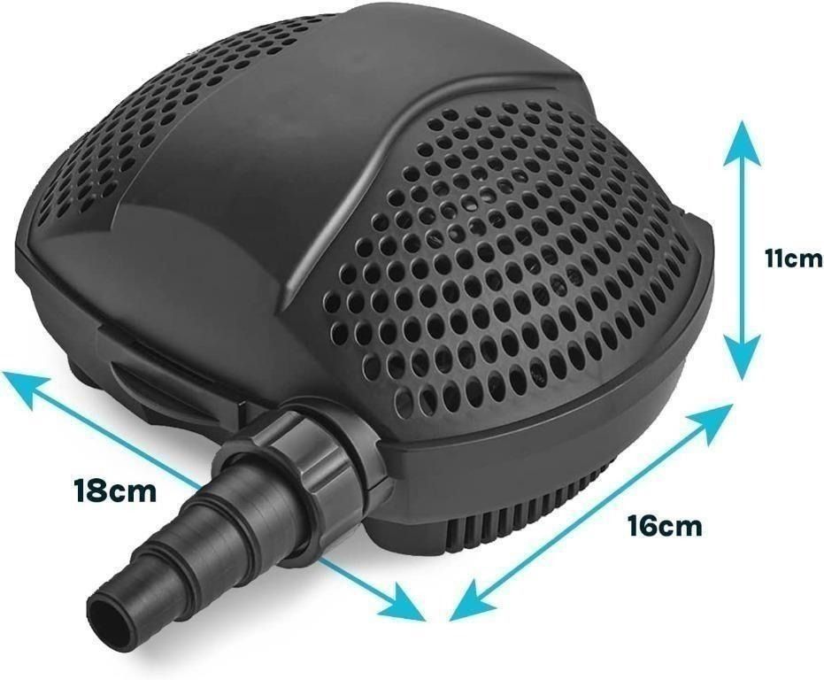 [C1254] Swell UK Pond Filter Pump 2,300 | Fully Submersible Energy ...