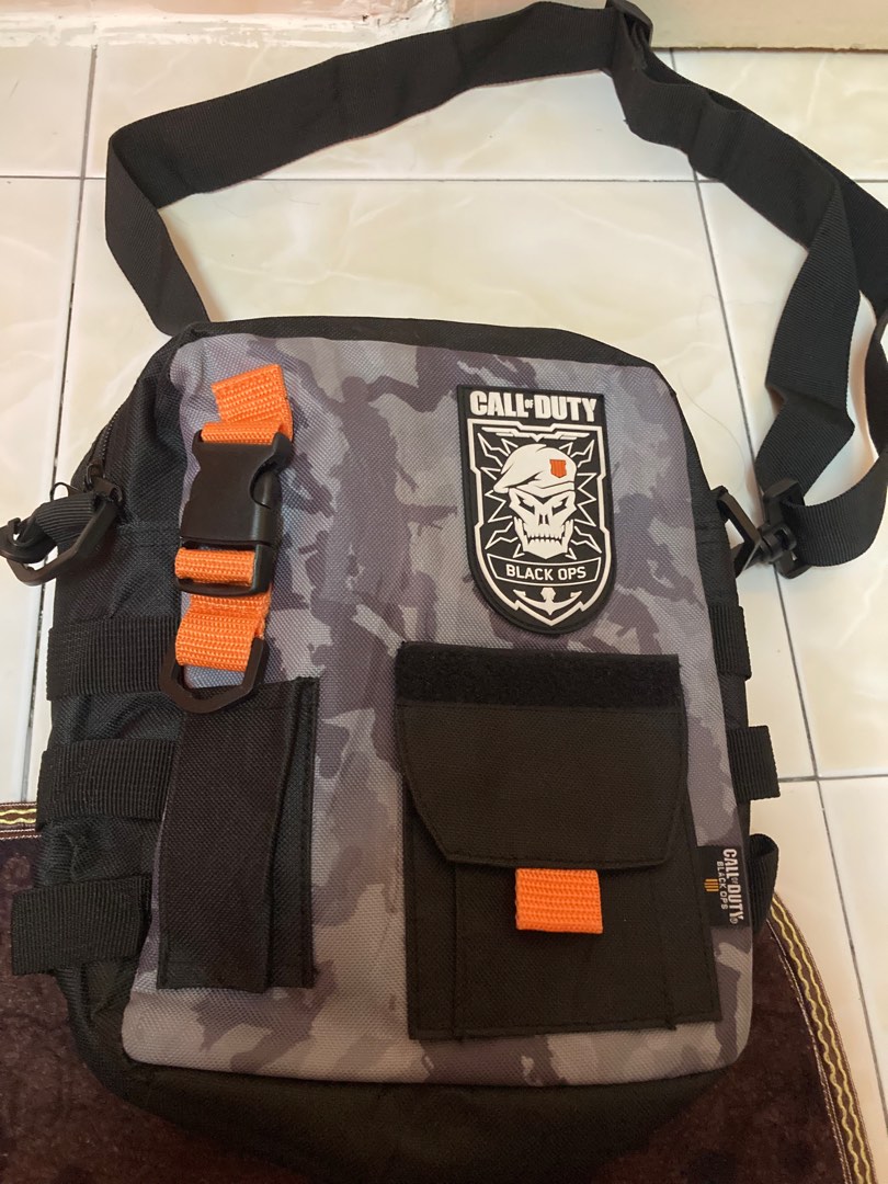 Call of duty camouflage BLACK OPS sling bag/ crossbody bag /Tactical ...