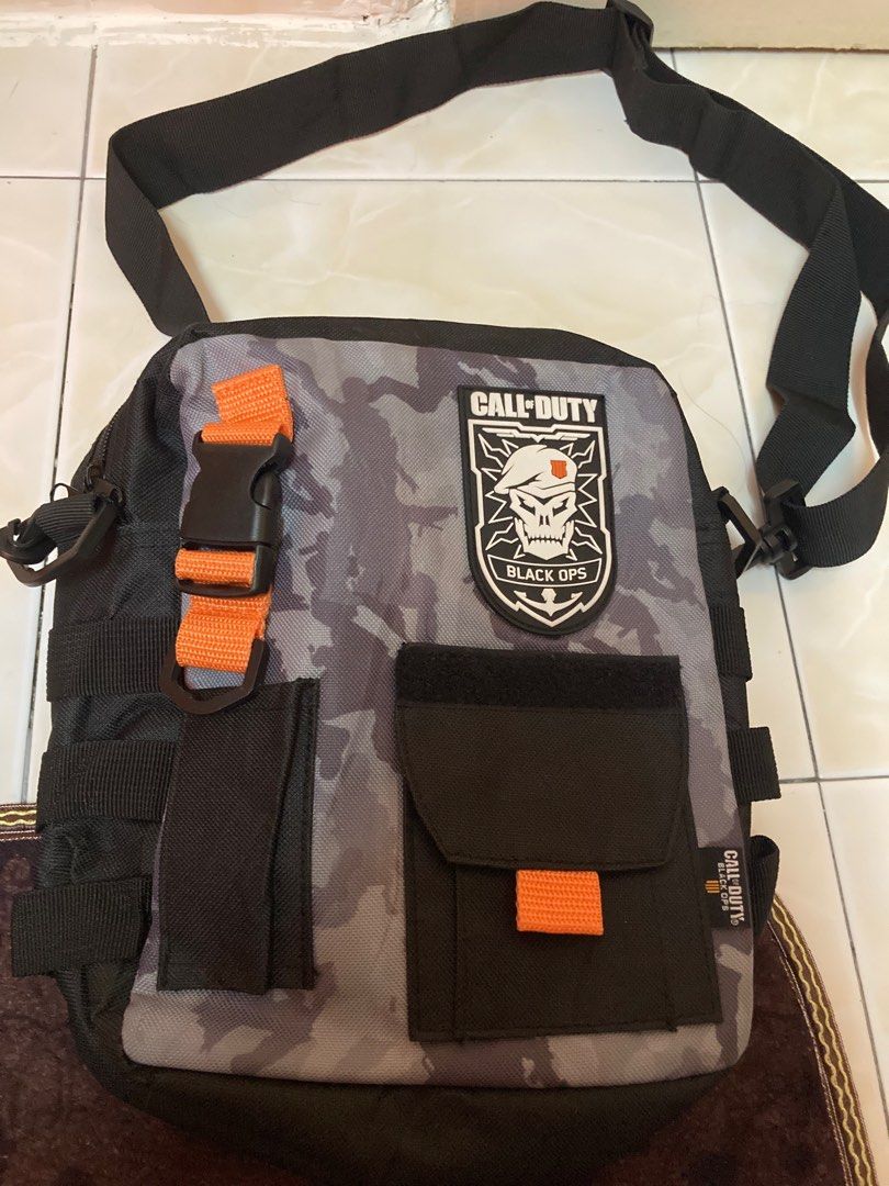 Call of duty camouflage BLACK OPS sling bag/ crossbody bag /Tactical ...