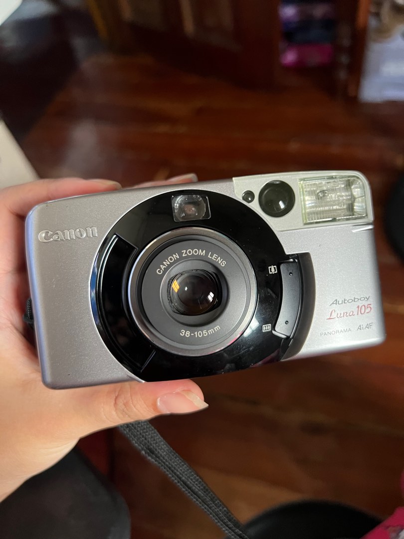 Canon Autoboy Luna 105 Film Camera, Photography, Cameras on Carousell