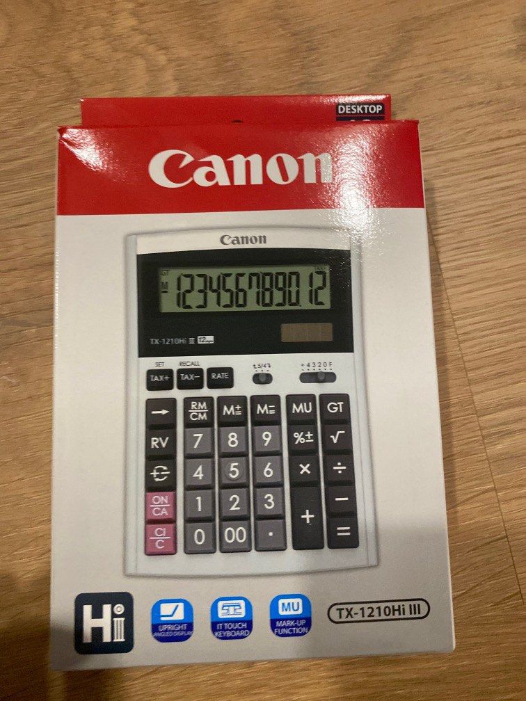 Canon Calculator tx-1210hi iii, Mobile Phones & Gadgets, Other Gadgets ...