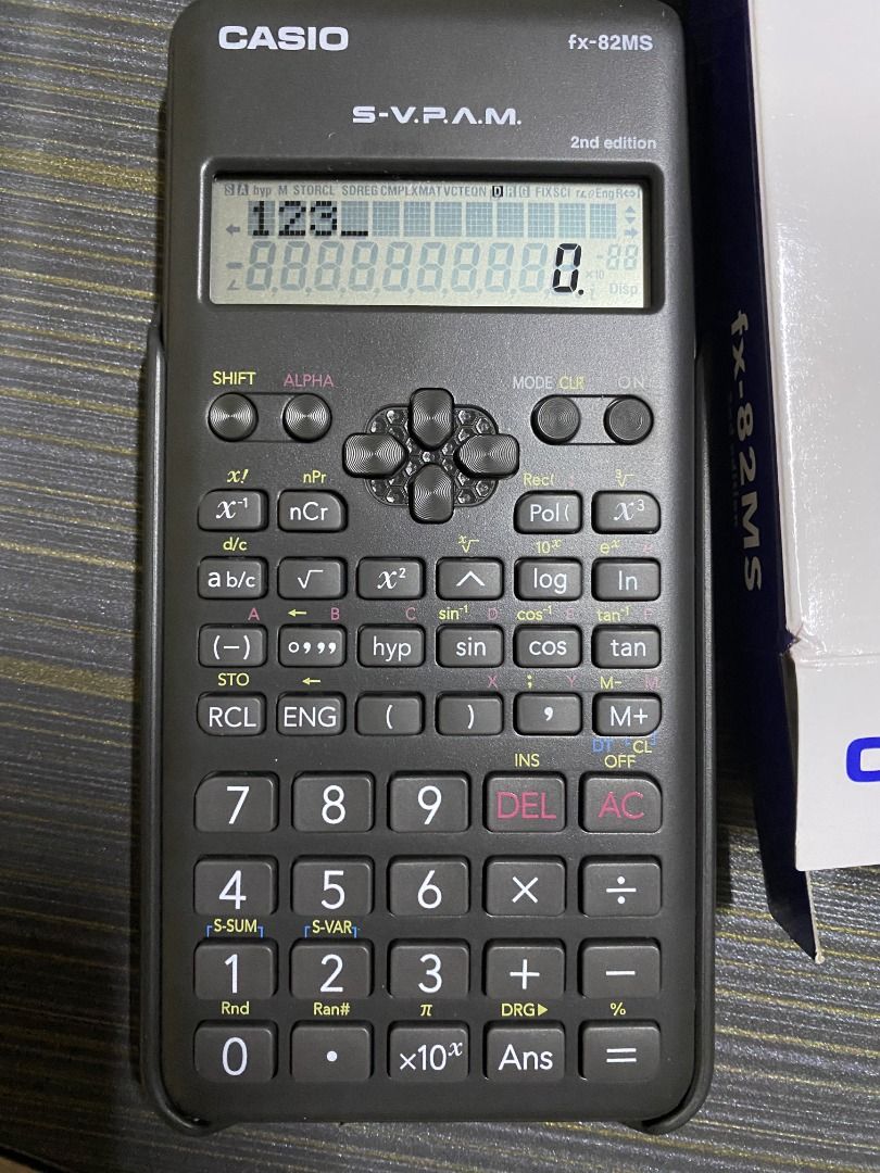 Casio fx-82MS 2nd Edition, Computers & Tech, Office & Business ...