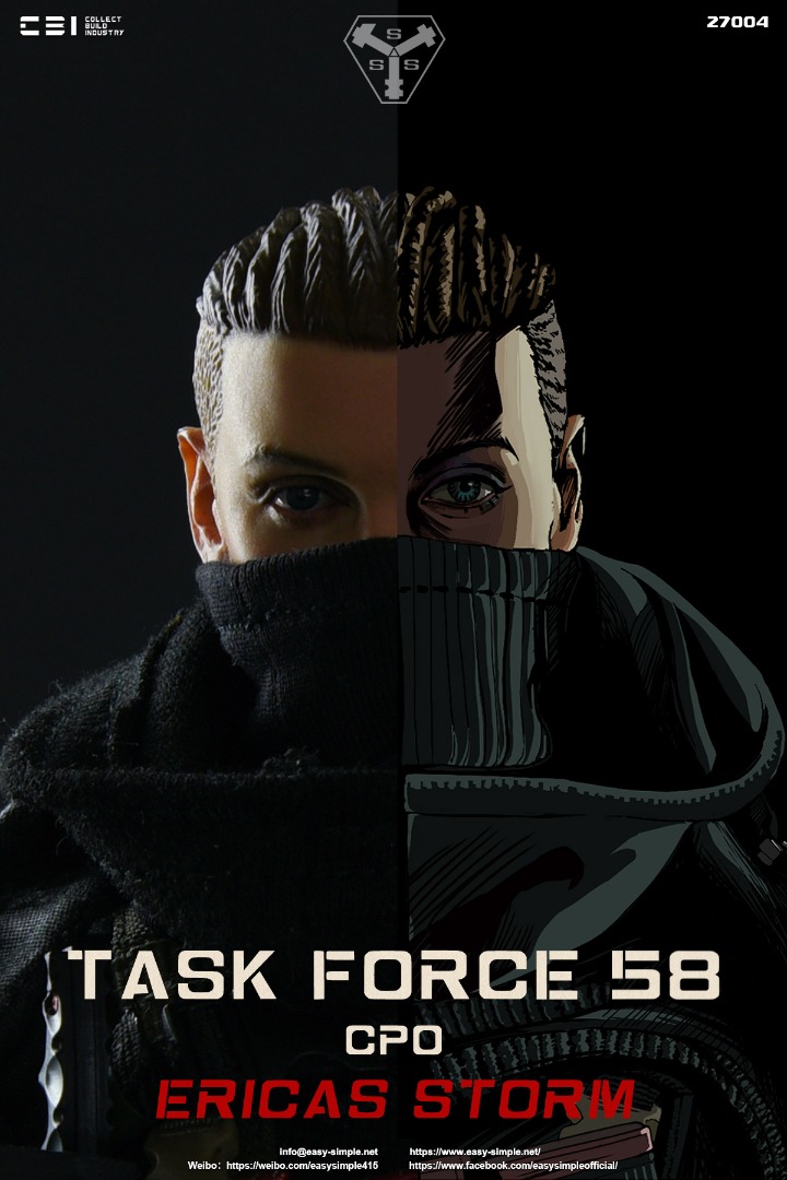 CBI x Easy&Simple : 1/6 27004 Task Force 58 CPO Erica Storm @SevenToys ...