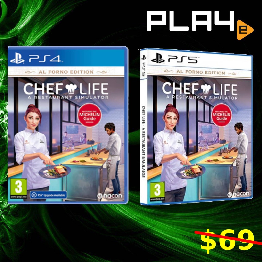 Chef Life: A Restaurant Simulator Brand New (PS4/PS5/ Nintendo New ...