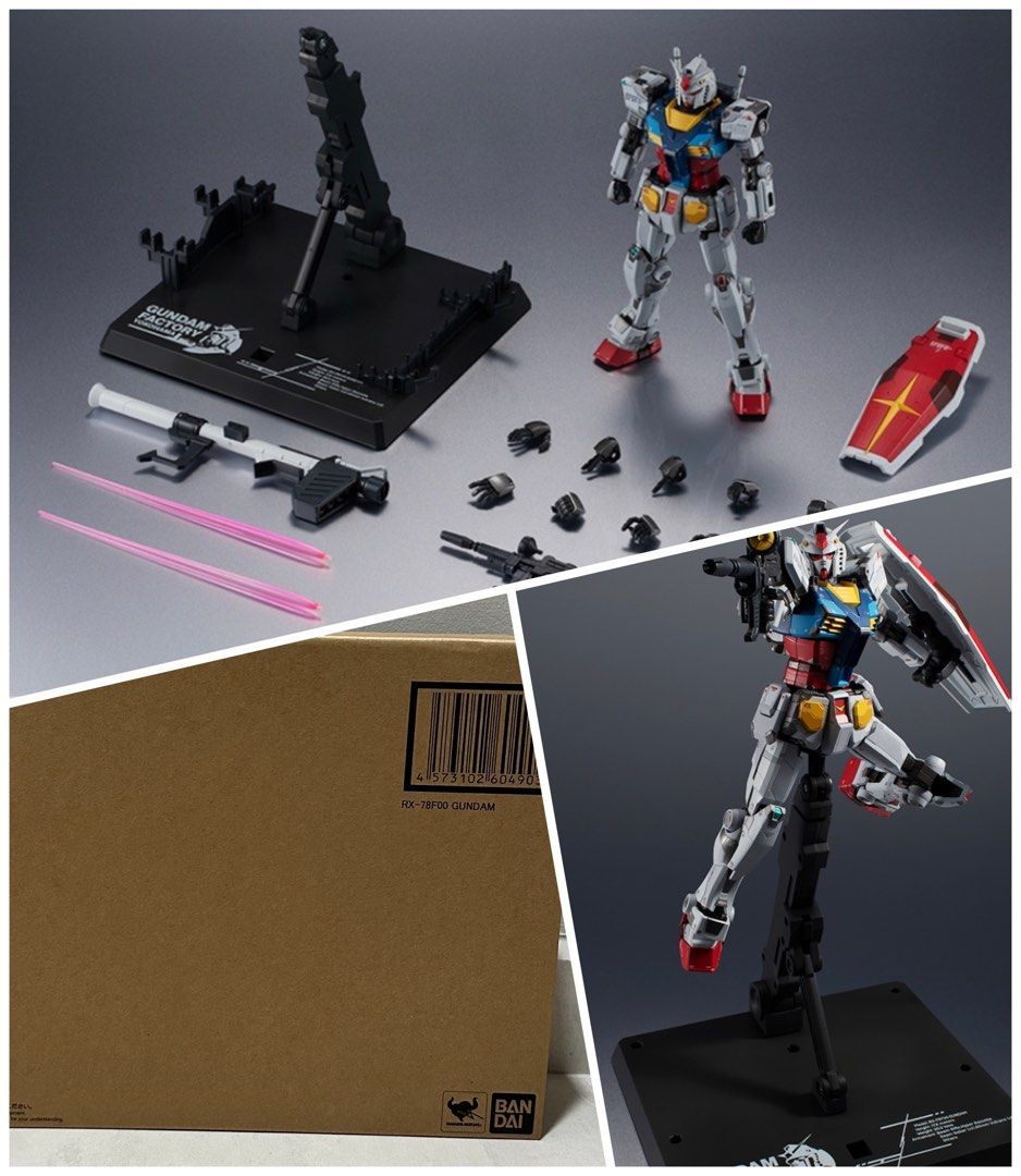 Chogokin x Yokohama Gundam Factory RX-78F00 Metal Build, Hobbies & Toys ...