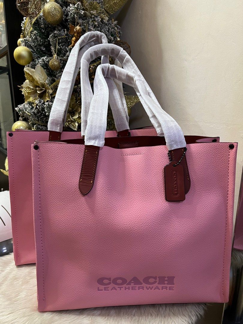 Coach Relay Large tote Pink, Women's Fashion, Bags & Wallets, Tote Bags ...