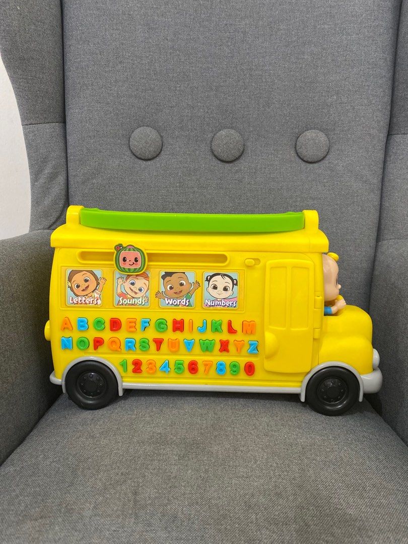 Cocomelon Original Bus Phonics Letters Sound Jojo Jeje, Bayi & Anak ...