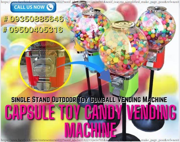 Coin-operated Candy Bouncy Ball Vending Machine N112 on Carousell