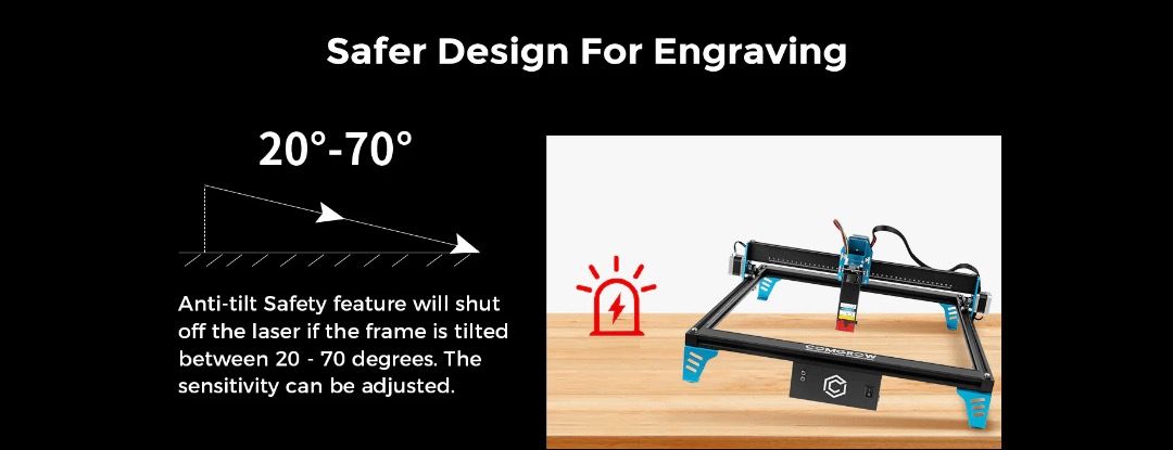 Comgrow Comgo Z1 Desktop 10W Dual Diode Laser Cutting Engraving Machine ...