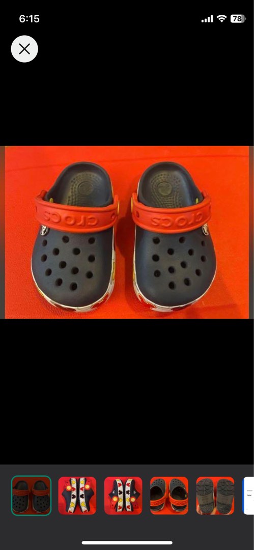 Crocs Mickey Mouse edition on Carousell