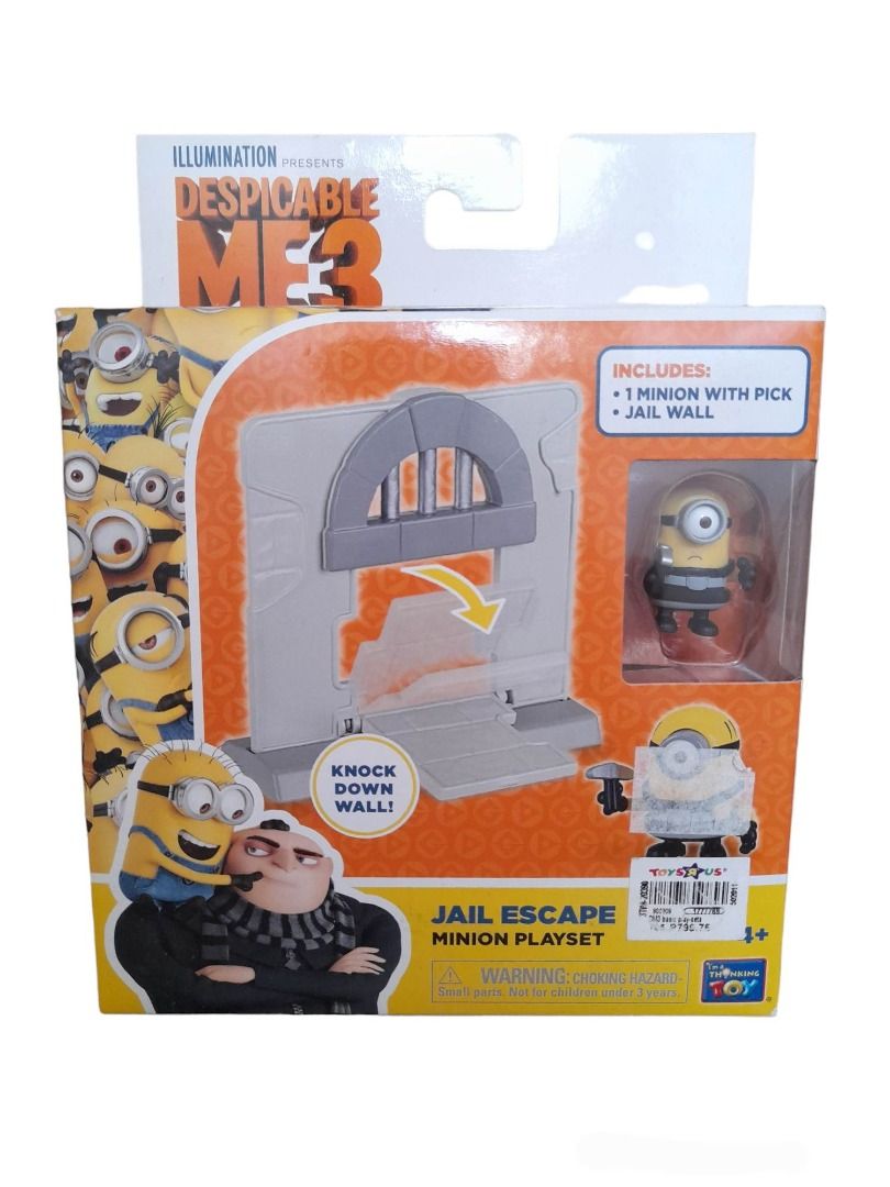 Despicable me 3 toys Jail Escape Minion Playset, Hobbies & Toys, Toys ...