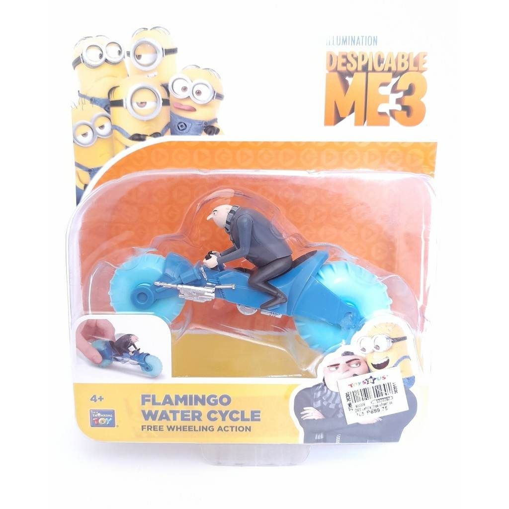 Despicable Me 3 Toys Minion Action figure set Motorcycle car Friction ...
