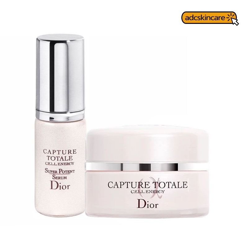 Dior CAPTURE TOTALE CELL ENERGY Super Potent Serum 7ml & Face Cream ...