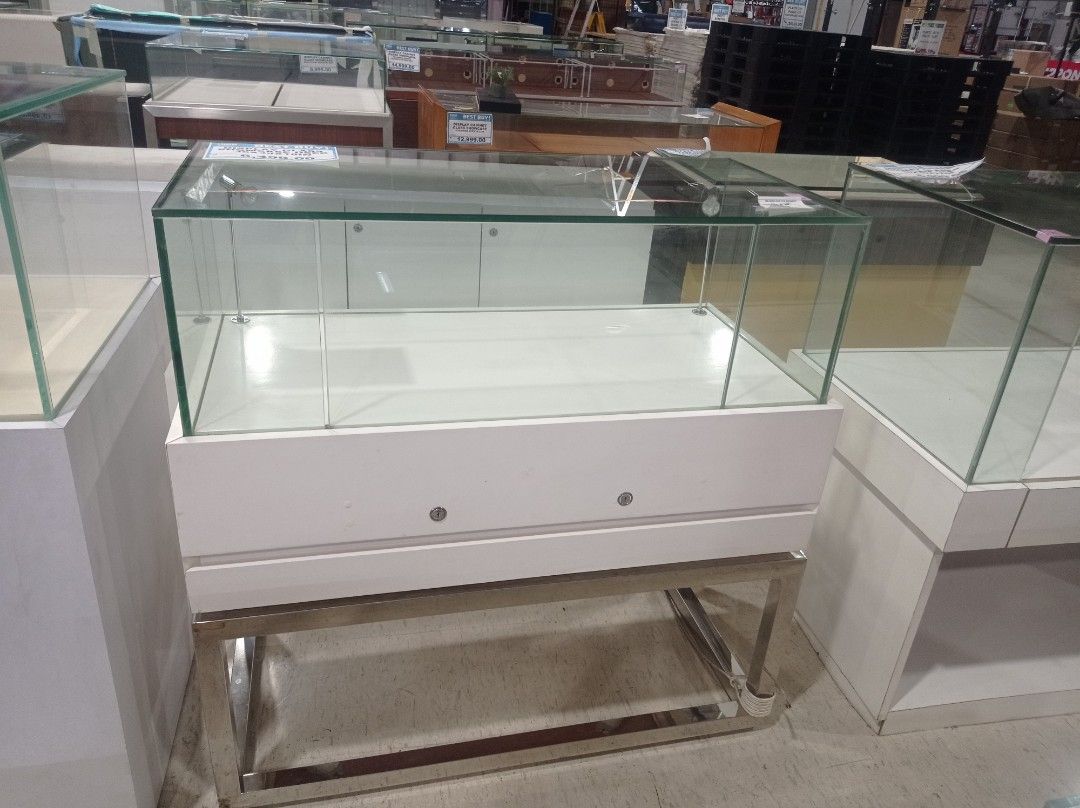 Display cabinet glass showcase, Furniture & Home Living, Furniture ...