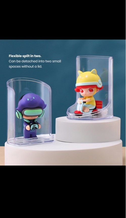 Display Cabinet Transparent Box Popmart, Hobbies & Toys, Toys & Games ...