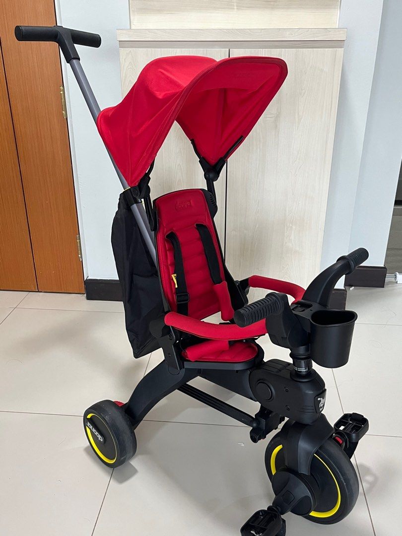 Doona Trike S3 Flame Red, Babies & Kids, Going Out, Strollers on Carousell