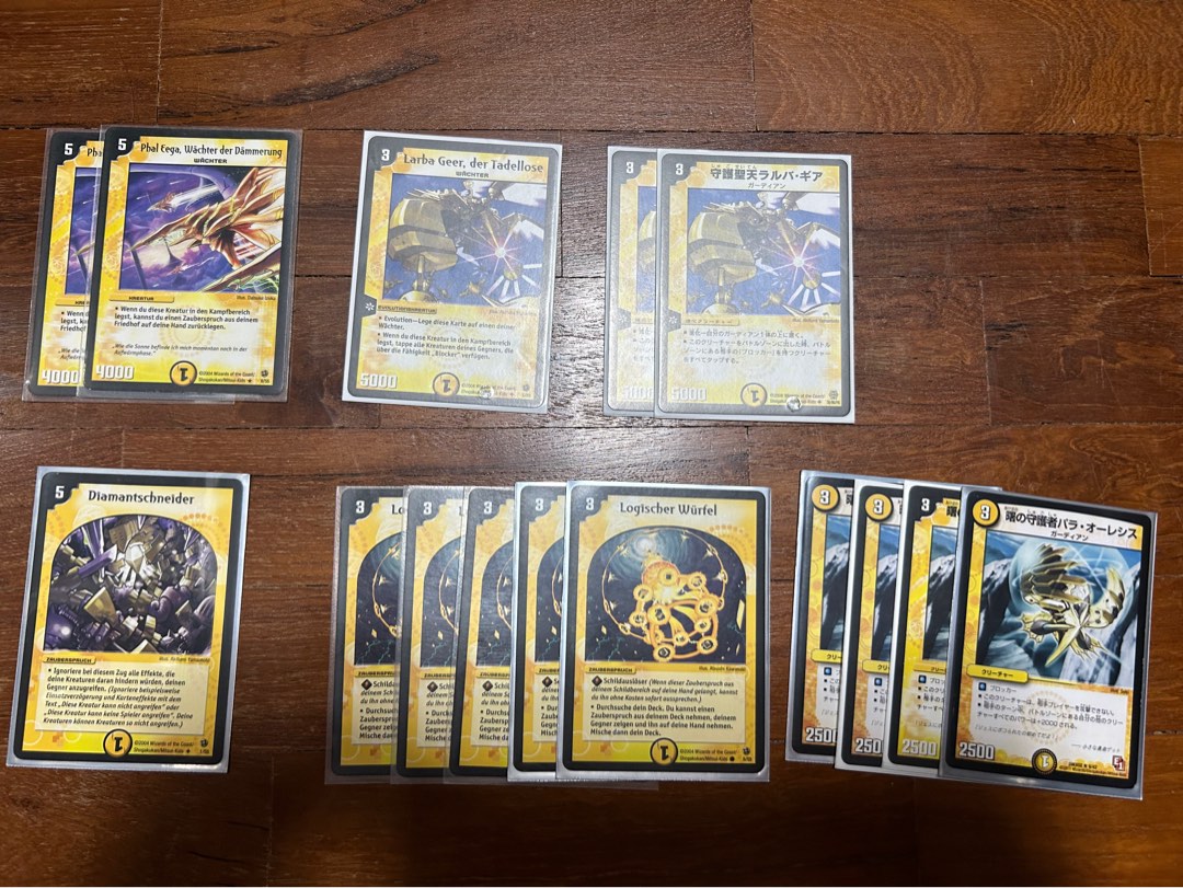 Duel Masters Light Cards in German/Japanese, Hobbies & Toys, Toys ...