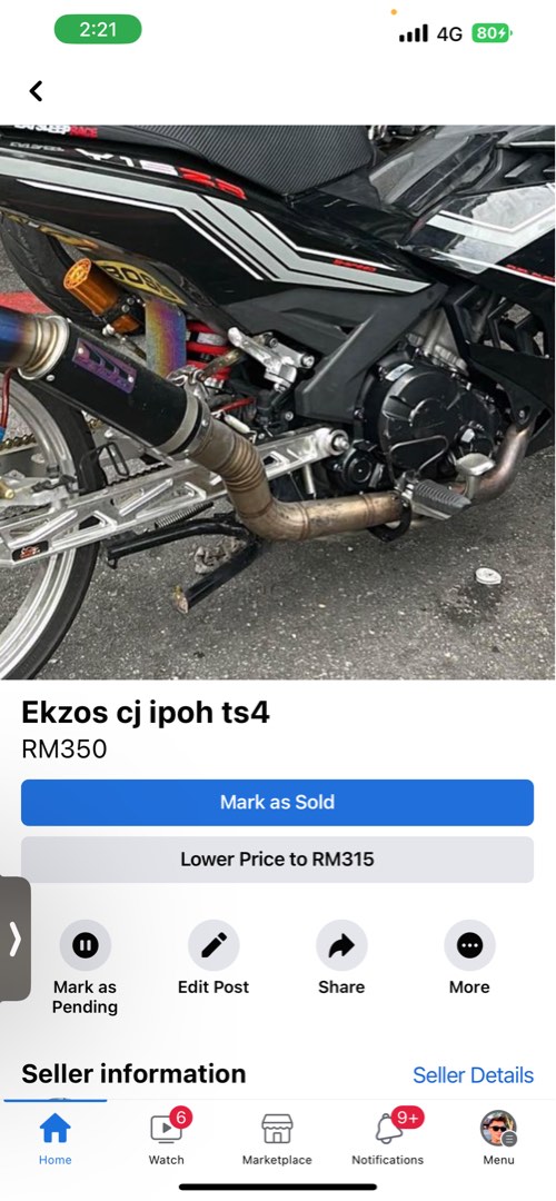 Ekzos cj ipoh ts4 y15 35mm, Auto Accessories on Carousell